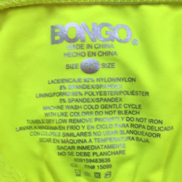 BONGO | Tops | Bongo Womens Bandeau Top Lace Yellow Bra New Nwt | Poshmark